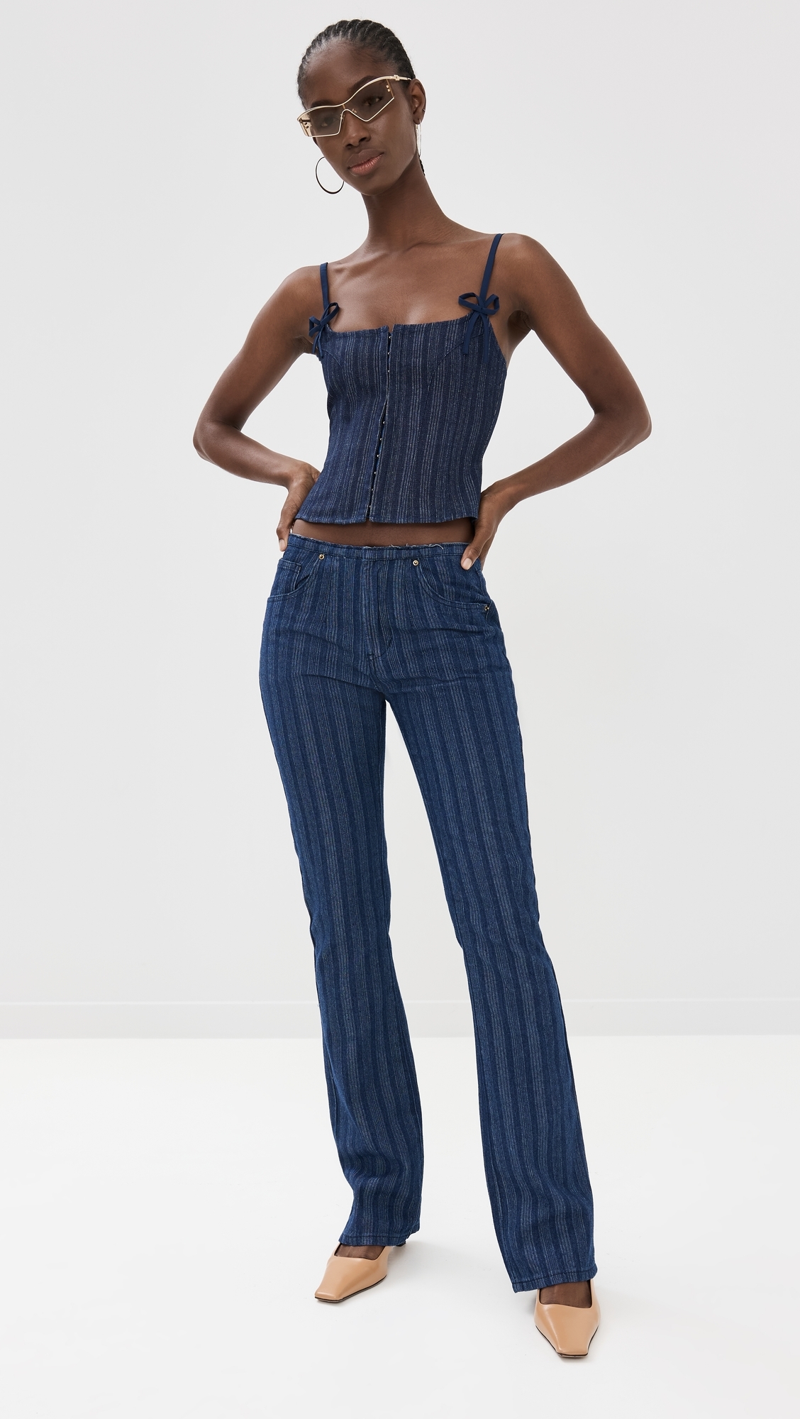 LIONESS Lioness Charismatic Denim Corset